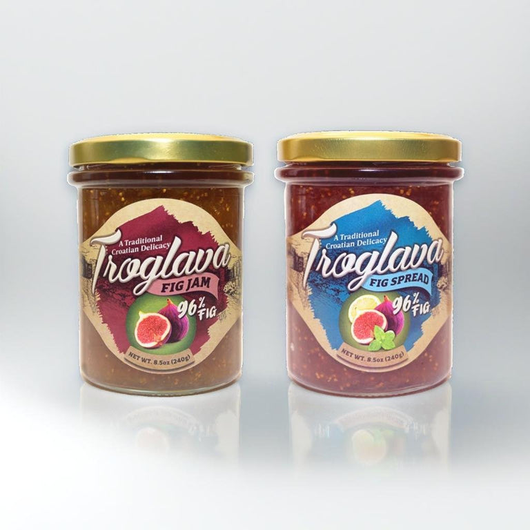 Croatian Fig Jam/Spread Combo | 96% Fig | Troglava – Drusk Trading Company